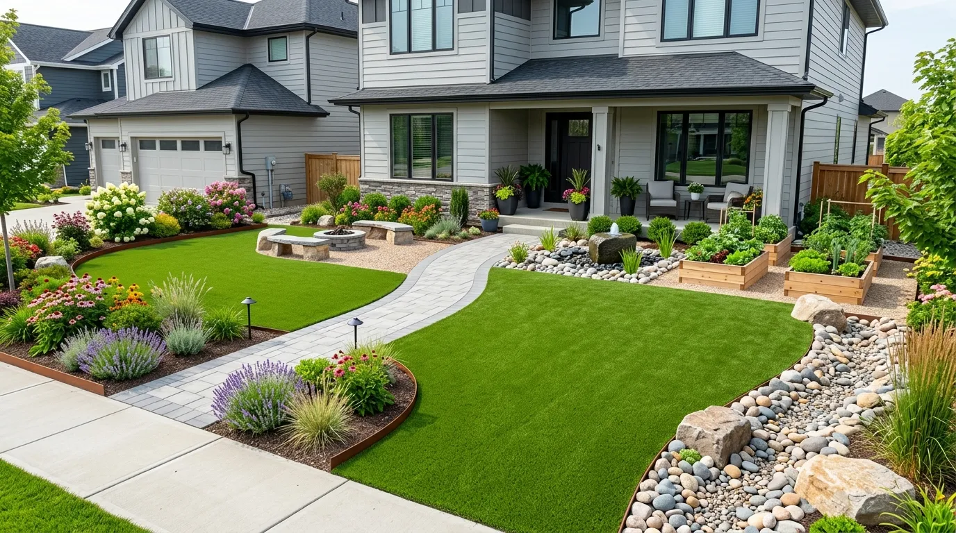 30 Artificial Grass Landscaping Ideas for a Perfect Lawn (2026 ...