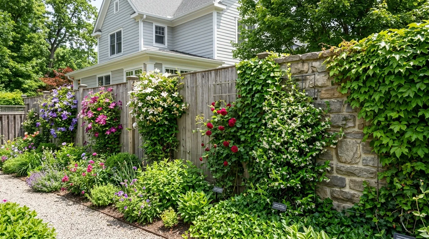 35 Best Climbing Plants for Fences, Walls & Trellises (By Zone, Style ...