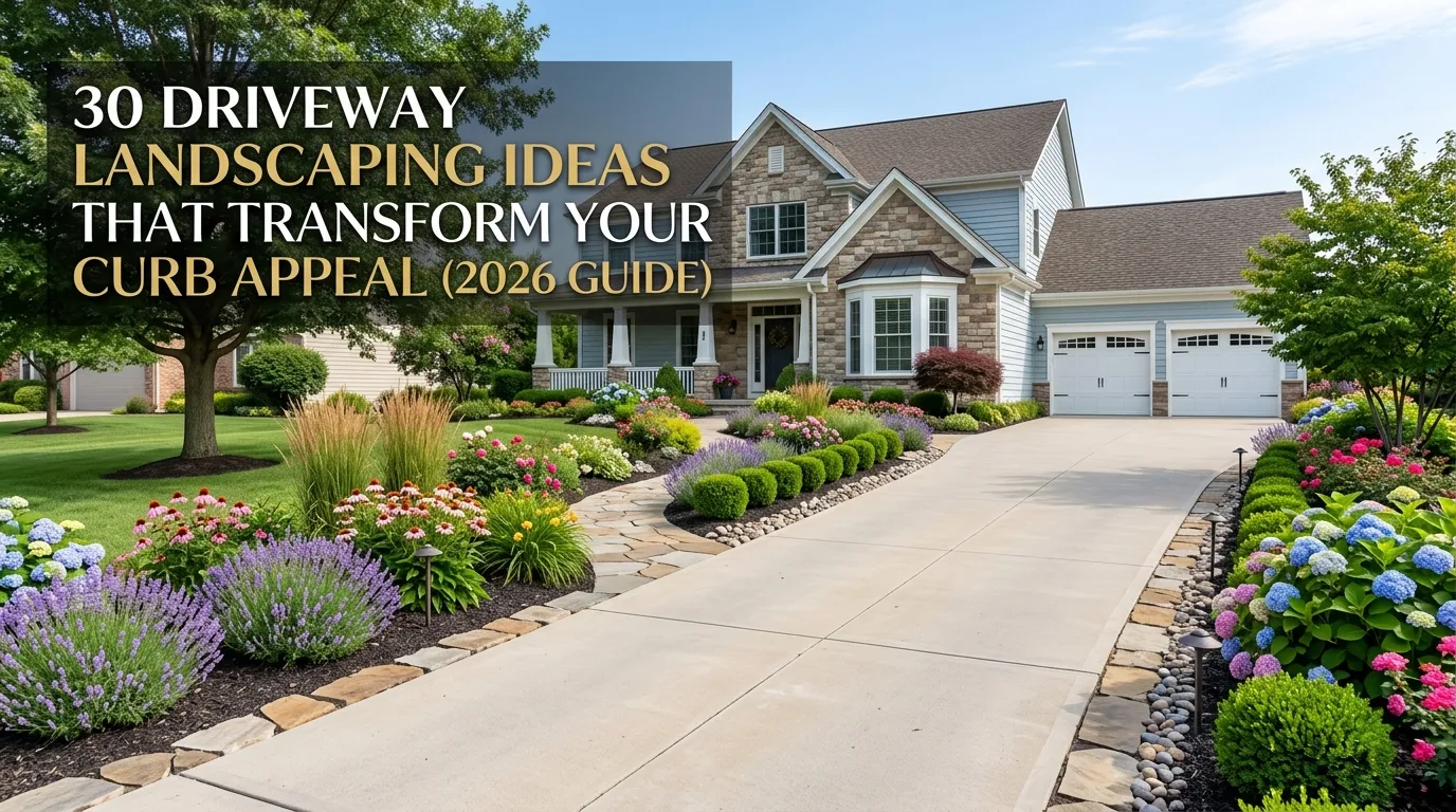 Driveway Landscaping Ideas 2026 — 25 Ways to Transform Your Approach ...