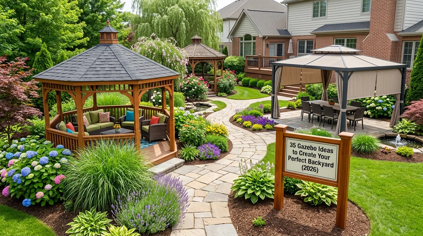 35 Gazebo Ideas to Create Your Perfect Backyard Retreat (2026 ...