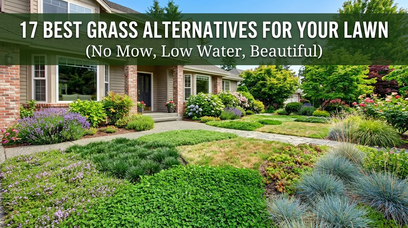 17 Best Grass Alternatives for Your Lawn (No-Mow, Low-Water, Beautiful ...