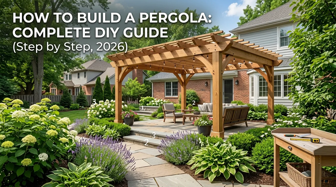 How to Build a Pergola: Complete DIY Guide (Step-by-Step, 2026 ...